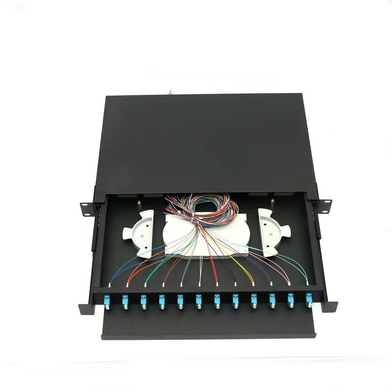 1U LC Single Mode Drawer Type Fiber Optic Patch Panel